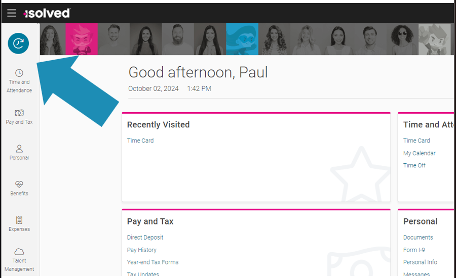 How to Clock In & Out in isolved